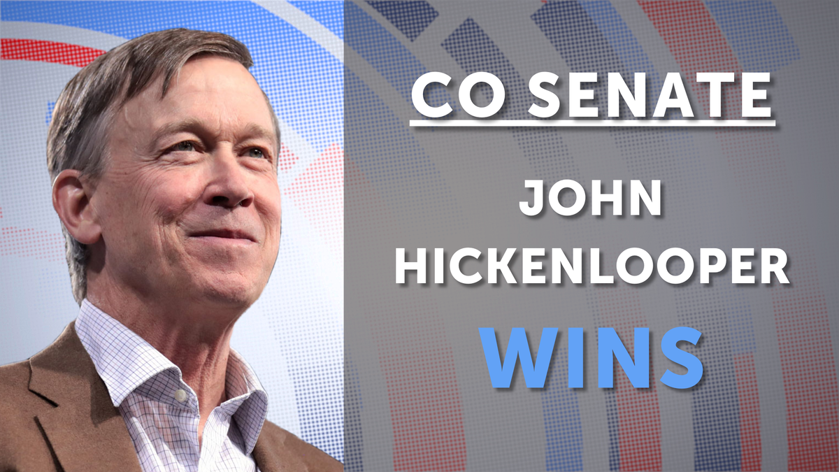Former Gov. John Hickenlooper wins Colorado's senate seat | KRDO